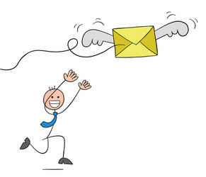Stickman Delivery Vector Images (over 120)