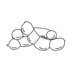 Tamarind outline Vector Images & Graphics for Commercial Use | VectorStock