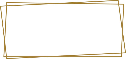 Rectangle outline frame Royalty Free Vector Image