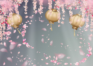 Spring festival background Royalty Free Vector Image