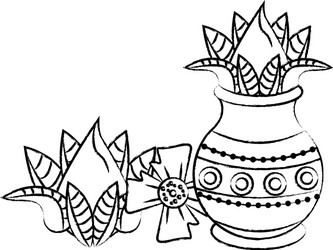 Kalash Line Art