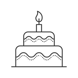 Cake Line Drawing Vector Images (over 7,500)
