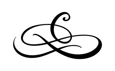 Underline Filigree Swirl Vector Images (over 200)