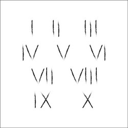 Roman Number 1 Vector Images (over 260)