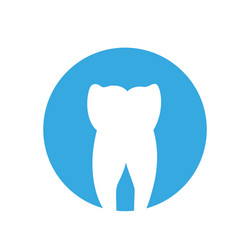 Tooth circle icon Royalty Free Vector Image - VectorStock