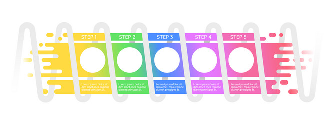 Project analysis infographic chart design Vector Image