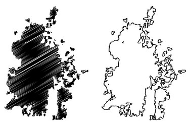 Durham map Royalty Free Vector Image - VectorStock