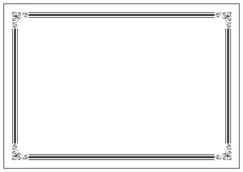 Paper design vintage style page border Royalty Free Vector