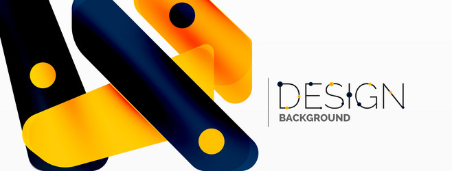 Tech minimal geometric wallpaper creative Vector Image