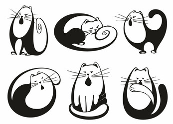 Funny cat Royalty Free Vector Image - VectorStock