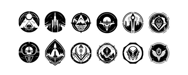 Squad emblem set 1 Royalty Free Vector Image - VectorStock