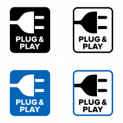 Plug and Play Icon Vector Images (over 1,700)