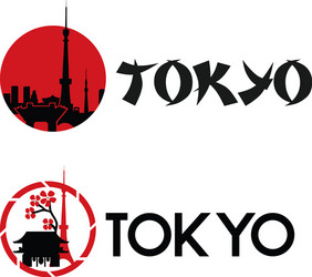 Logo for tokyo Royalty Free Vector Image - VectorStock