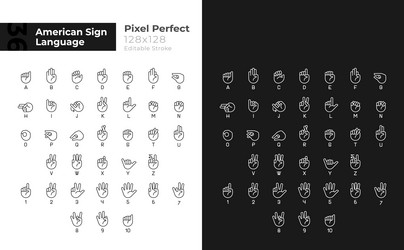 Asl Sign Language Vector Images (over 610)