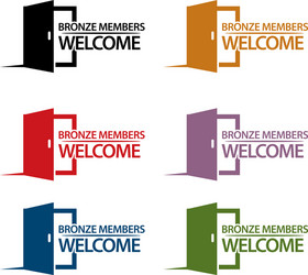 Welcome Member Icon Vector Images (over 210)