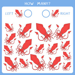 Educational math game for kids Royalty Free Vector Image