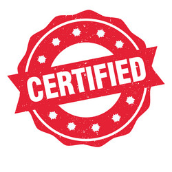 Iso 2701 standard certified seal label Royalty Free Vector