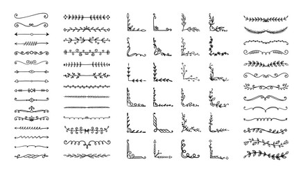 Filigree Underline Vector Images (over 340)