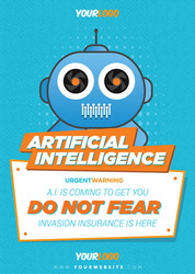 Template for Robotics Brochure Vector Images (over 1,100)