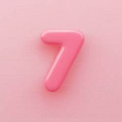 Number 7 Pink Vector Images (over 440)