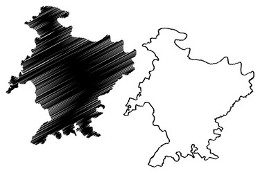 Banda district uttar pradesh state republic Vector Image