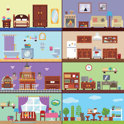Cartoon House Rooms Vector Images (over 48,000)