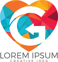G Heart Logo Vector Images (over 300)