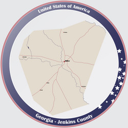 Georgia County Map Vector Images (over 1,900)