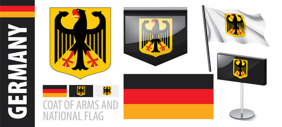 Coat of arms germany Royalty Free Vector Image