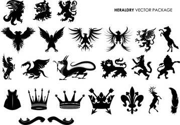 Family Crest Animals Vector Images (over 120)