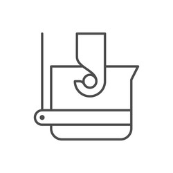 Steel production icon Royalty Free Vector Image