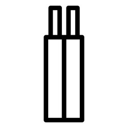 Non metallic sheathed wire cable isometric icon Vector Image