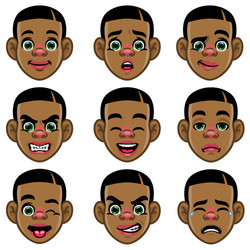 School boy emotions Royalty Free Vector Image - VectorStock