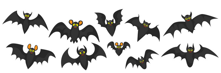 Bat Flock Vector Images (over 440)