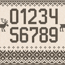 Christmas Number 4 Vector Images (over 500)