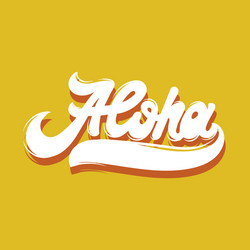 Aloha Font Hawaiian Vector Images (over 110)