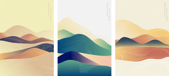 Geometric Mountain Illustration