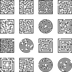 Maze Trap Vector Images (95)