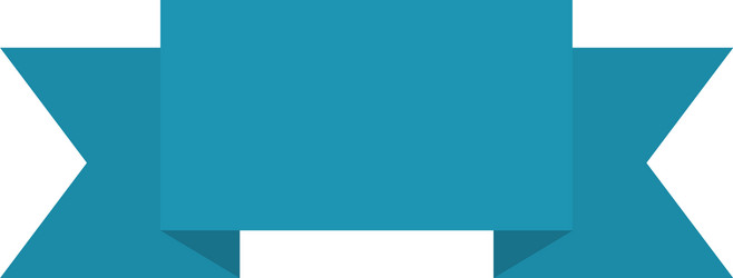 Ribbon sky blue color Royalty Free Vector Image