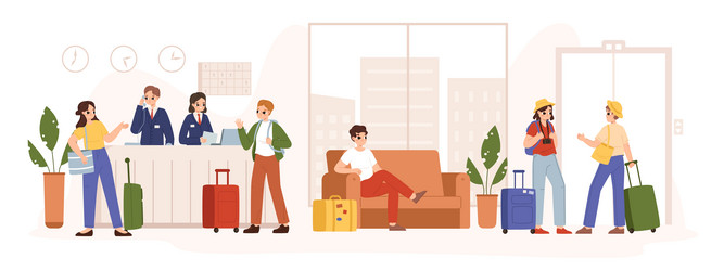 Hotel Guest Vector Images (over 3,100)