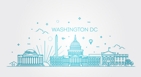 Washington Dc Skyline Vector Images (over 700)