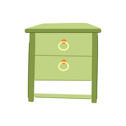 Storage file cabinet cartoon Royalty Free Vector Image