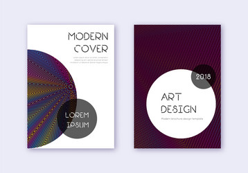 Cover page design template modern brochure layout Vector Image