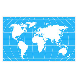 Banner template with world map Royalty Free Vector Image