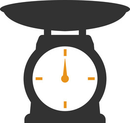 Food scale icon design template isolated Vector Image