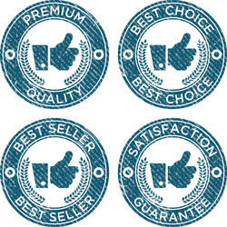 Red available here rubber stamp seal Royalty Free Vector