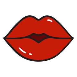 Kissy Lips Vector Images (17)