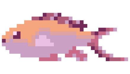 Pixel Sea Animals Vector Images (over 410)