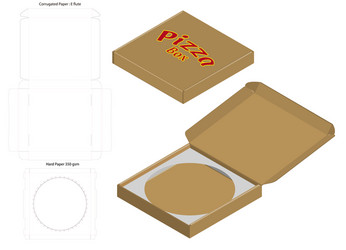 Pizza Box Die Cut Vector Images (84)