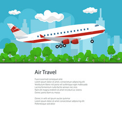 Air pollution poster with different molecules Vector Image
